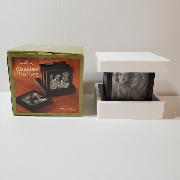 Hallmark | Accents | Vintage Hallmark Coaster Frames With Display Stand ...
